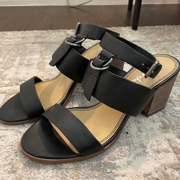 Splendid | Shoes | Splendid Leather Block Heel Sandal | Poshmark